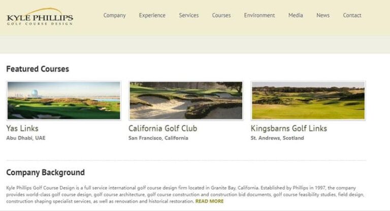 20 Best Golf Course Design & Construction Companies - Noya