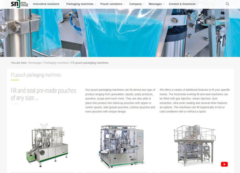 Top 10 Pouch Packaging Machines Manufacturer - Noya