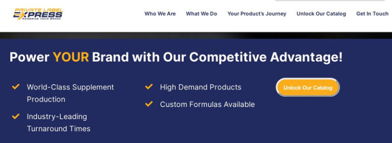 Top 25 Private Label Supplement Manufacturers - Noya