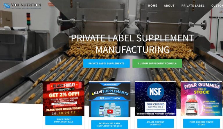 Top 25 Private Label Supplement Manufacturers - Noya
